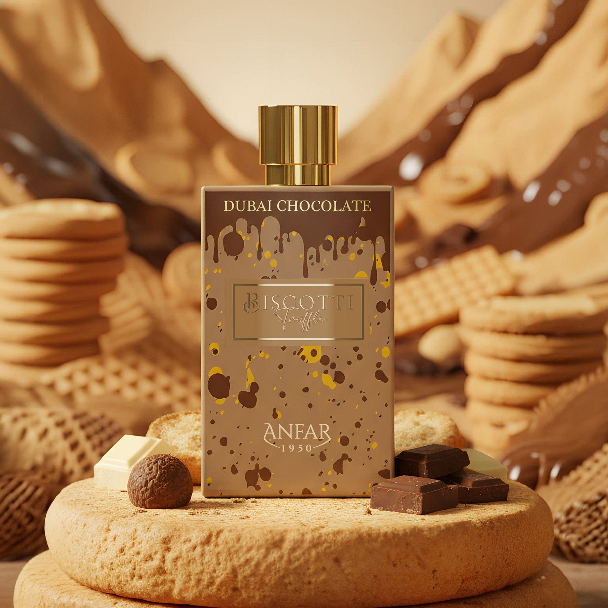 Dubai Chocolate - Biscotti Truffle Extrait de Parfum 80ml by Anfar 195