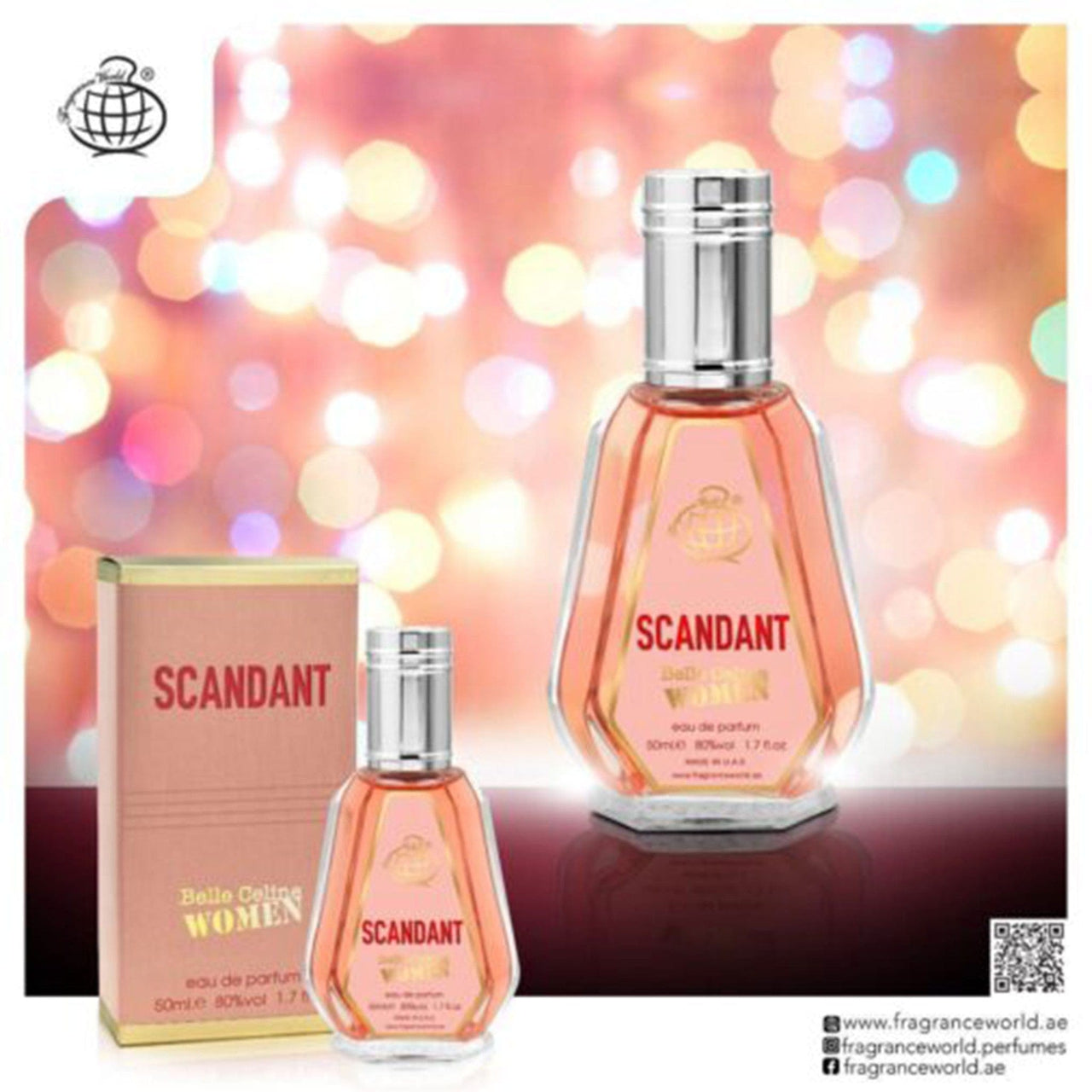 Scandant Belle Celine By Fragrance World - Women Perfume - EDP 50 ml